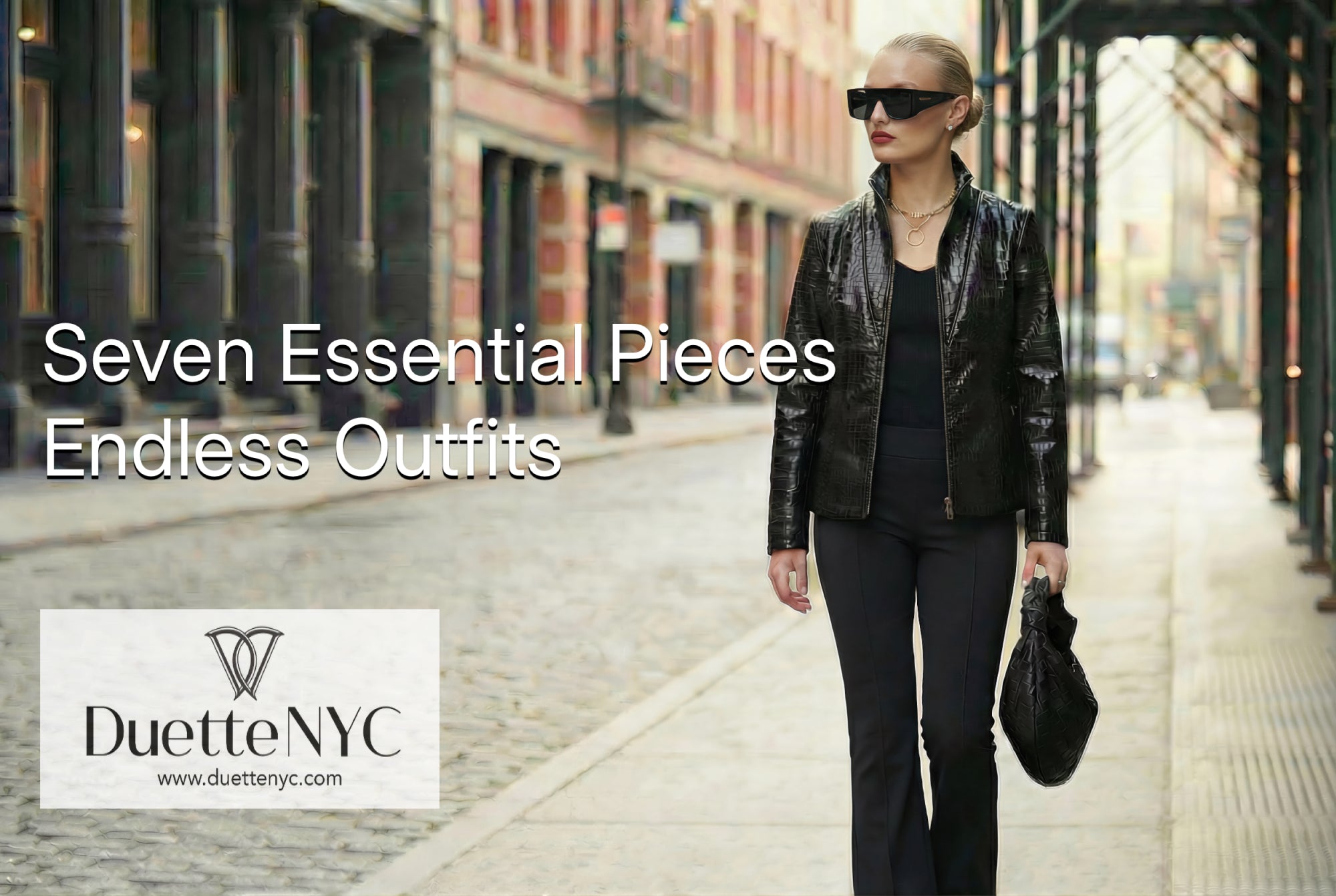 DuetteNYC | Best Black Ponte Pants & 7-Piece Capsule Wardrobe